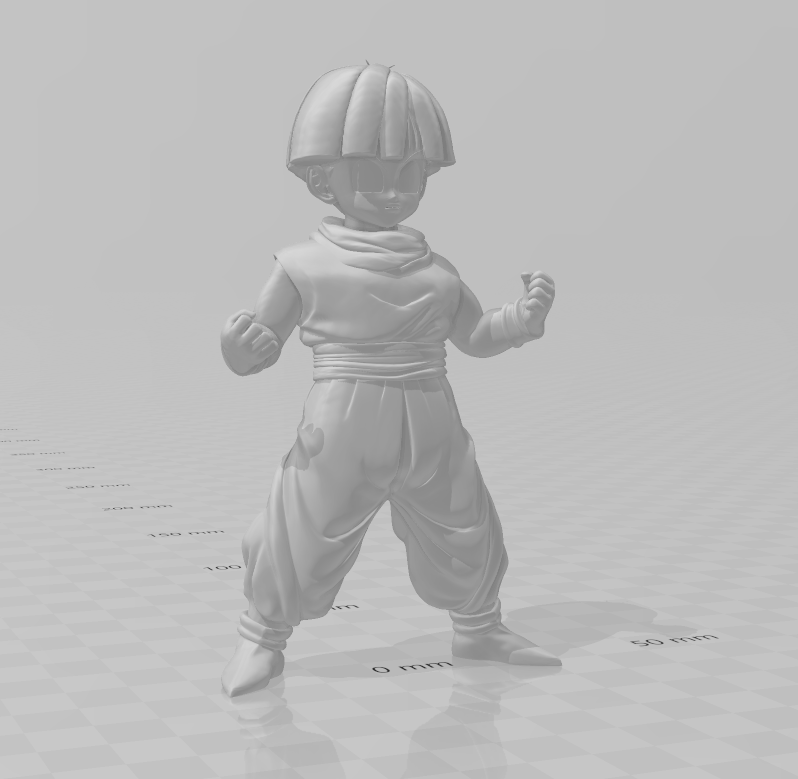 STL file Kid Gohan (Short hair) 3D Model・3D printing design to download ...