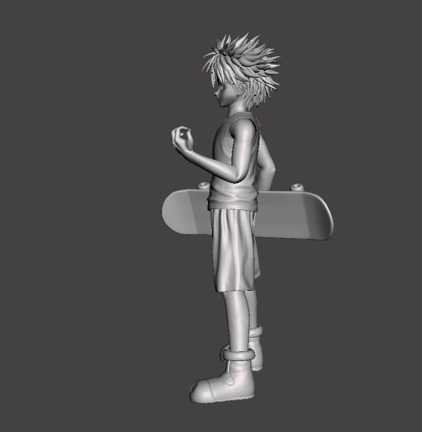 STL file Killua Zoldyck 3D Model 📱・3D printing design to download・Cults