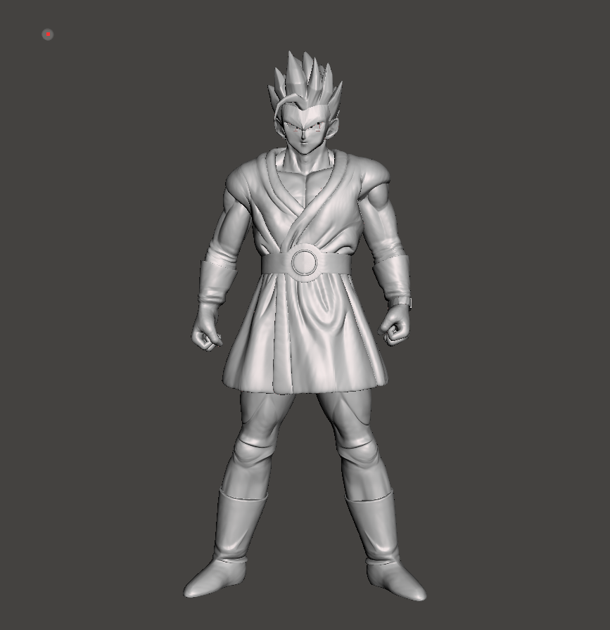 STL file Adult Gohan SSJ2 3D Model・3D printing model to download・Cults