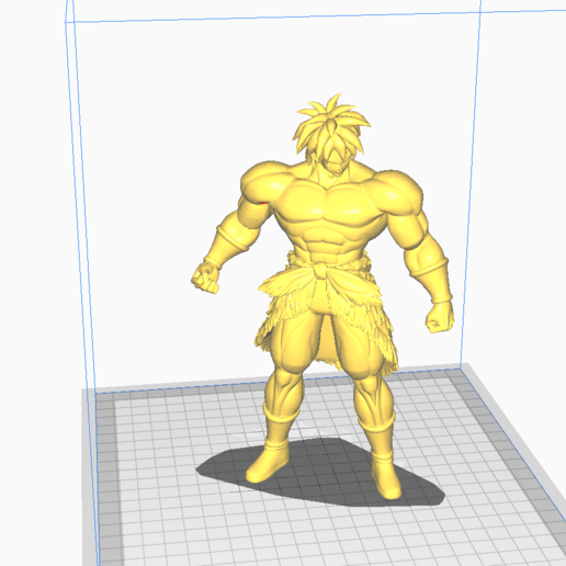Download STL file Broly Normal Form (Dragon Ball) 3D Model • 3D ...