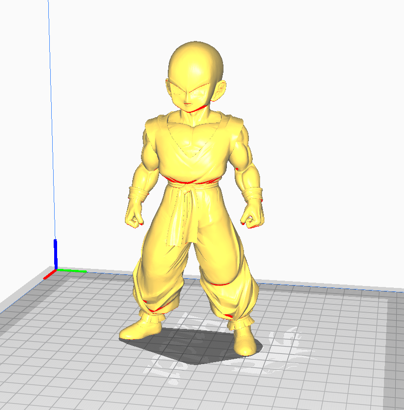 STL file Krillin 3D Model・3D printable model to download・Cults