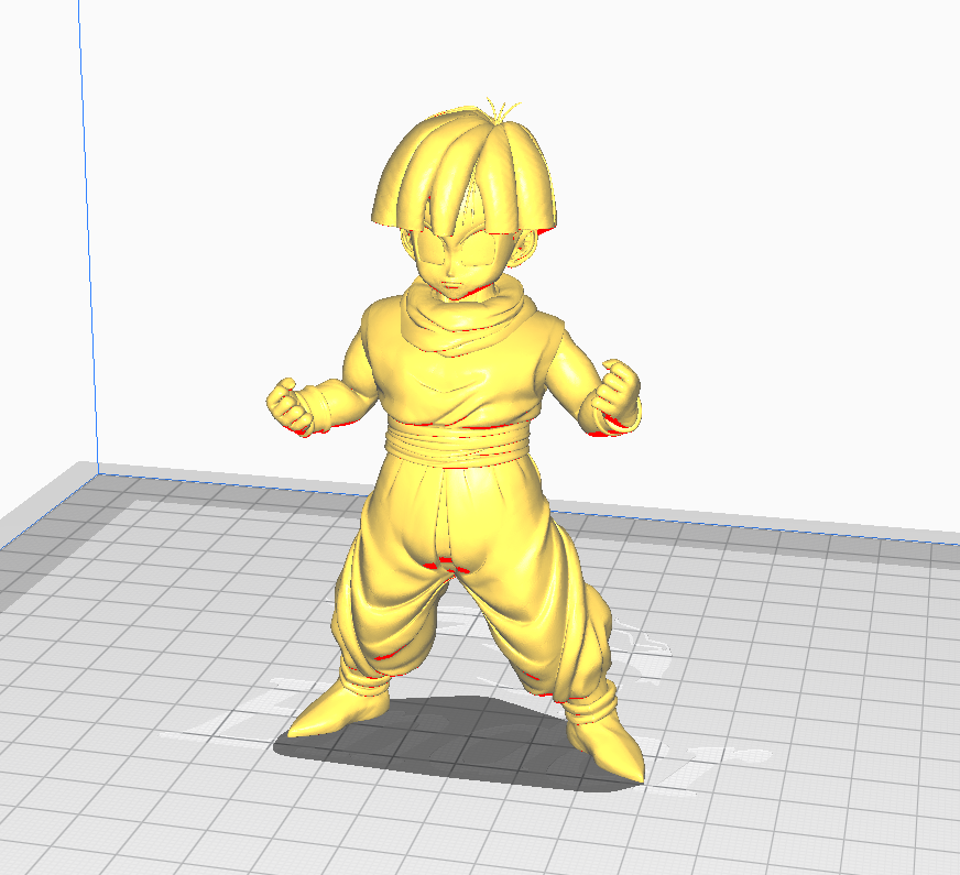 STL file Kid Gohan (Short hair) 3D Model・3D printing design to download ...