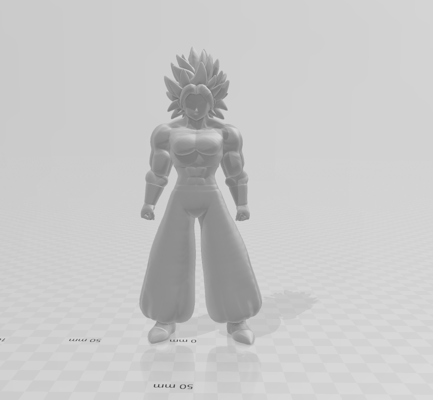 Fichier STL Caulifla Ultra Super Saiyan 3D Model 🎲・Design imprimable en ...