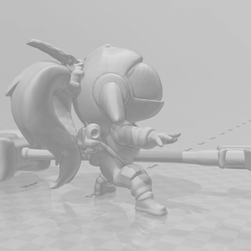 Download STL file Astronaut Poppy 3D Model • Design to 3D print ・ Cults