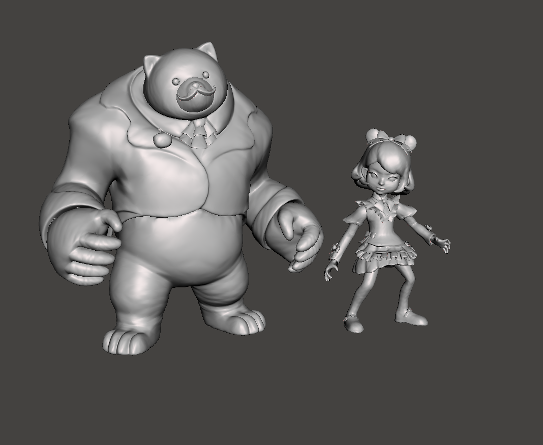 STL file Cafe Cuties Annie 3D Model・3D printer model to download・Cults