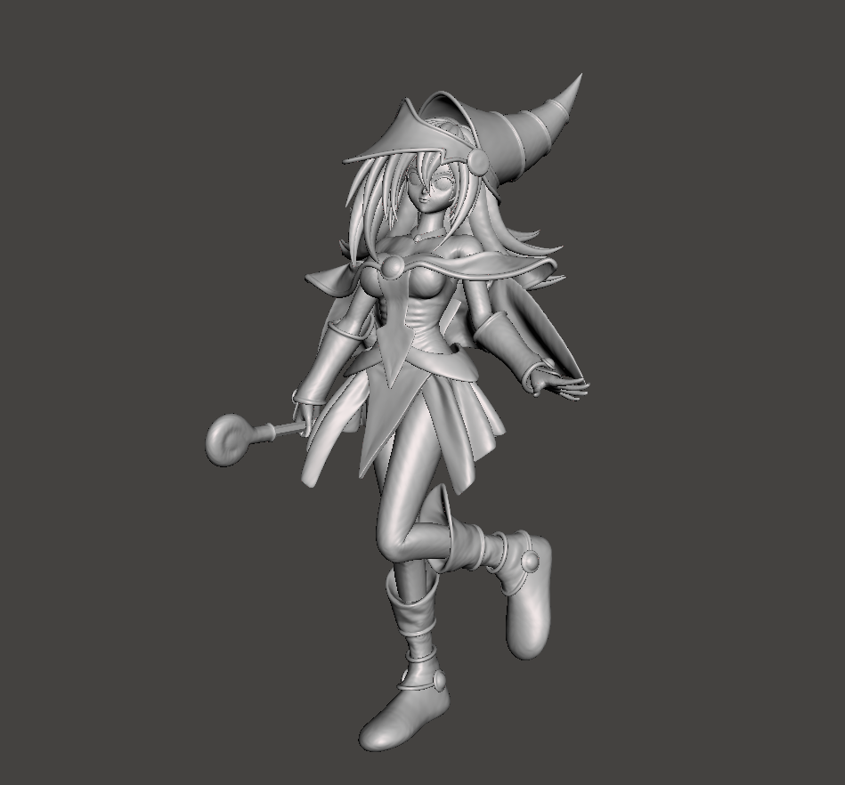 STL file Dark Magician Girl 3D Model 👧・Design to download and 3D print ...