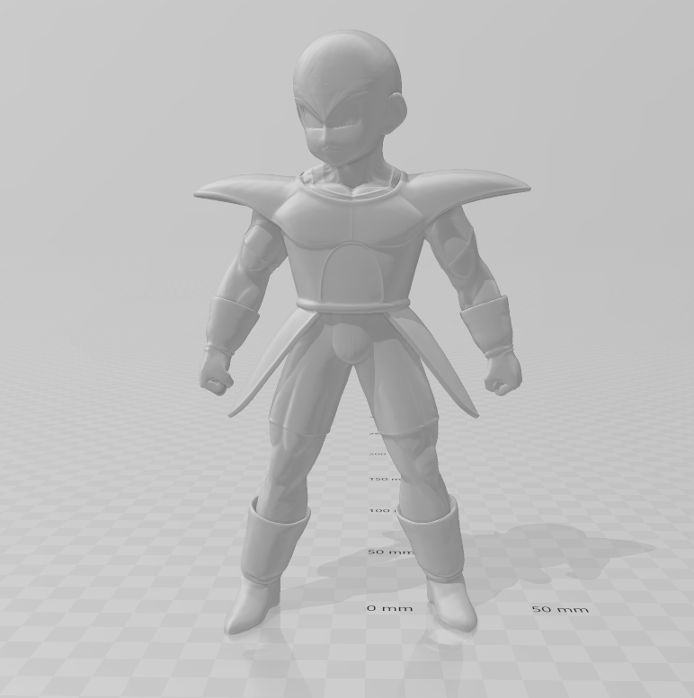 STL file Krillin (Saiyan Armor) 3D Model 🎲・3D print design to download ...