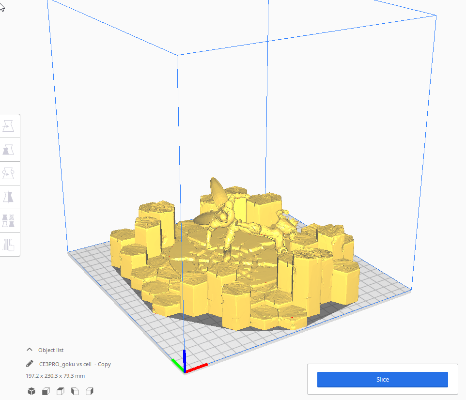 Free STL file Songoku vs Perfect Cell・3D printer design to download・Cults