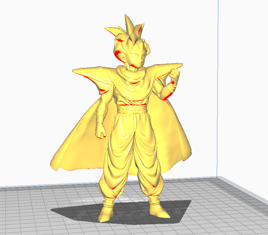 STL file Son Gohan ( with cape) 3D Model・3D printable design to ...