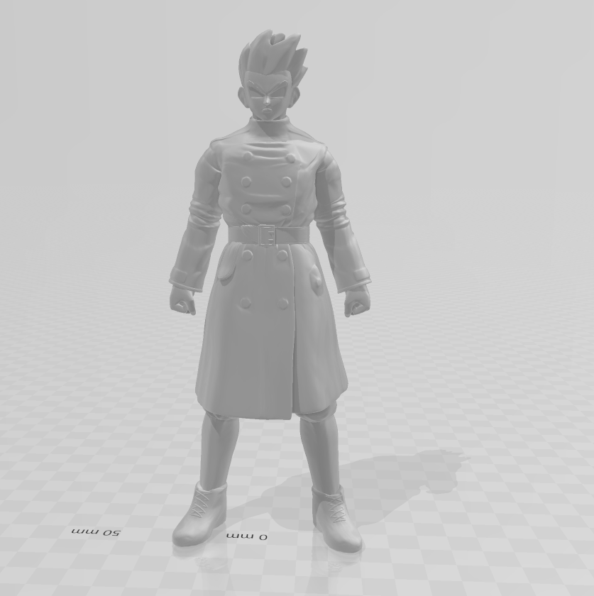 STL file Xeno Goten 3D Model・3D printer model to download・Cults