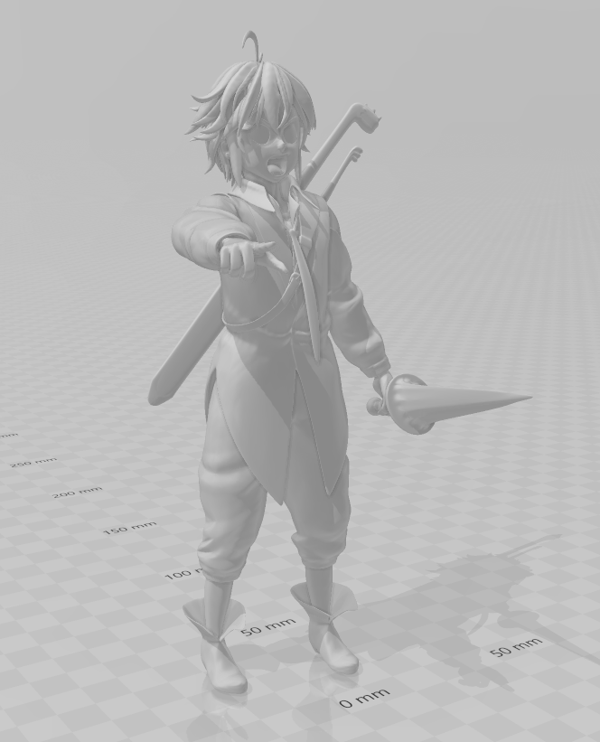 STL file Meliodas (Seven Deadly Sins) 3D Model・Model to download and 3D ...