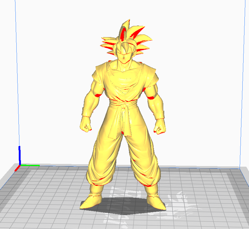 STL file Goku 3D Model・Template to download and 3D print・Cults