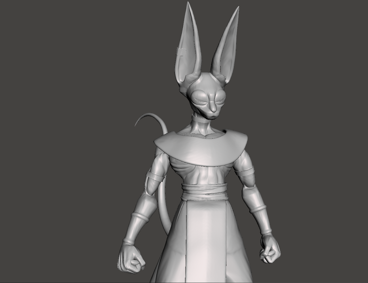 STL file Beerus God of Destruction 3D Model・3D printer design to ...