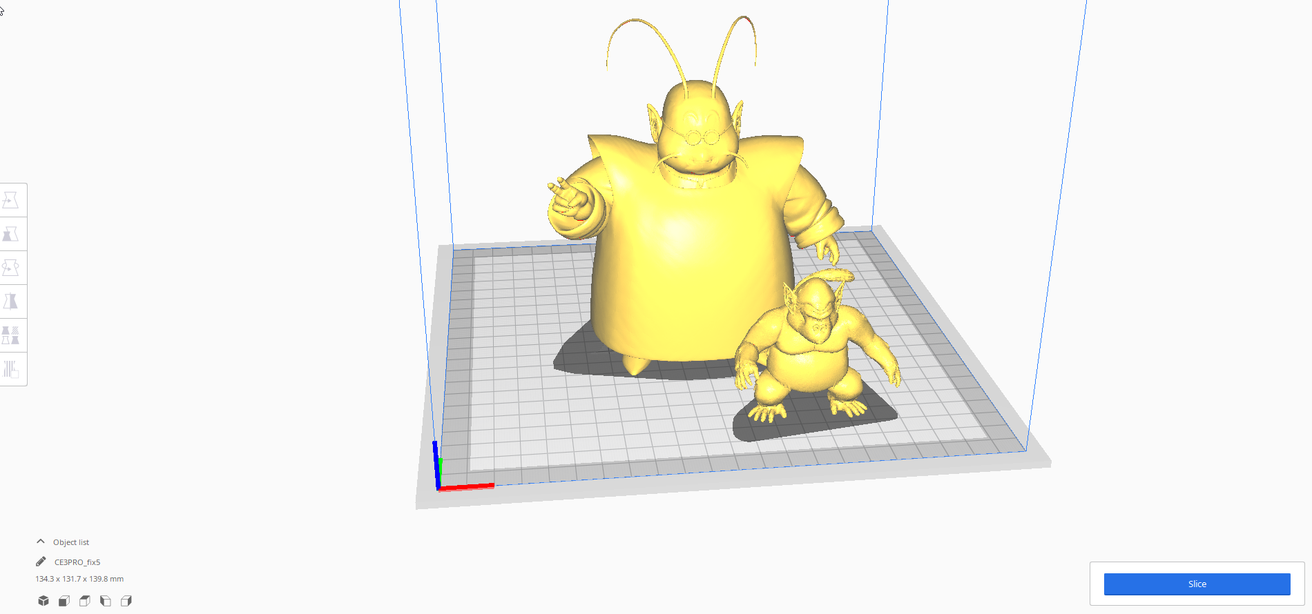 STL file King Kai + Bubbles (Dragon Ball) 3D Model・3D printable design ...