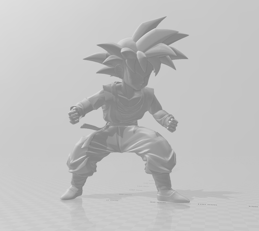 STL file Son Goten (Normal) 3D Model・Model to download and 3D print・Cults