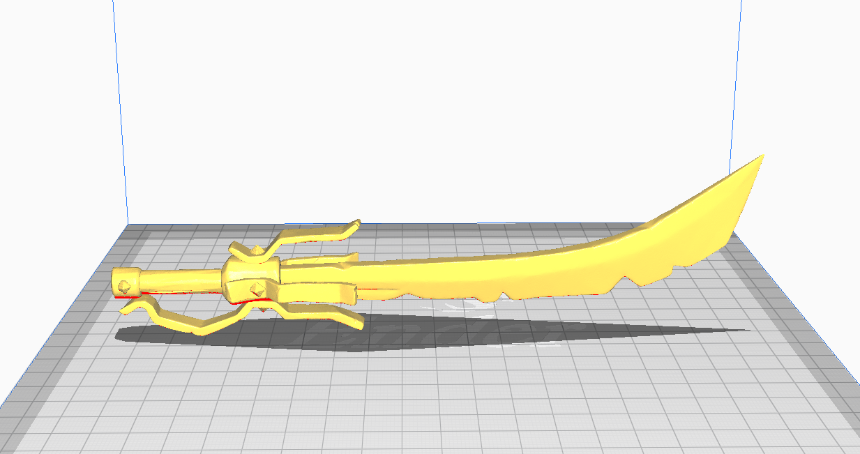 STL file Forsaken Ashes Cutlass 3D Model 🎲・3D printing template to ...