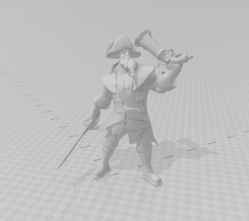 STL file Captain Gangplank 3D Model・3D printer model to download・Cults
