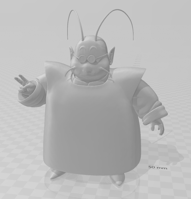 STL file King Kai + Bubbles (Dragon Ball) 3D Model・3D printable design ...