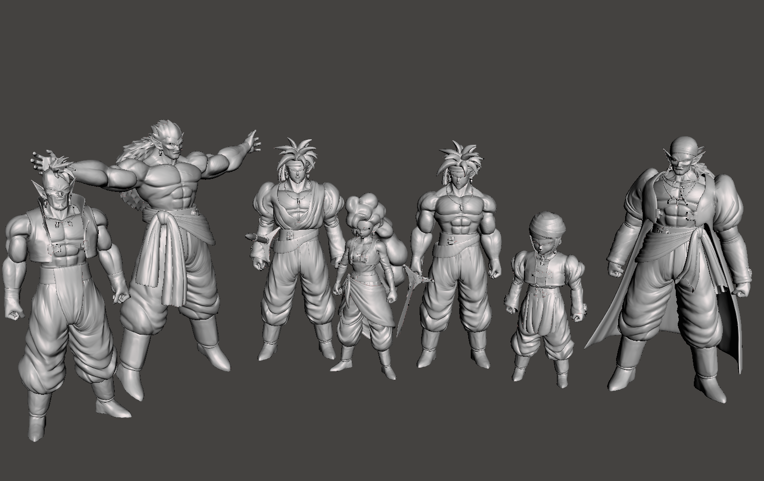 STL file Full Bojack team 3D Model・3D print design to download・Cults