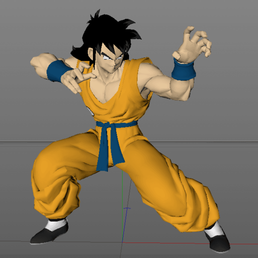 Download free STL file Yamcha 3D Model • 3D print object ・ Cults