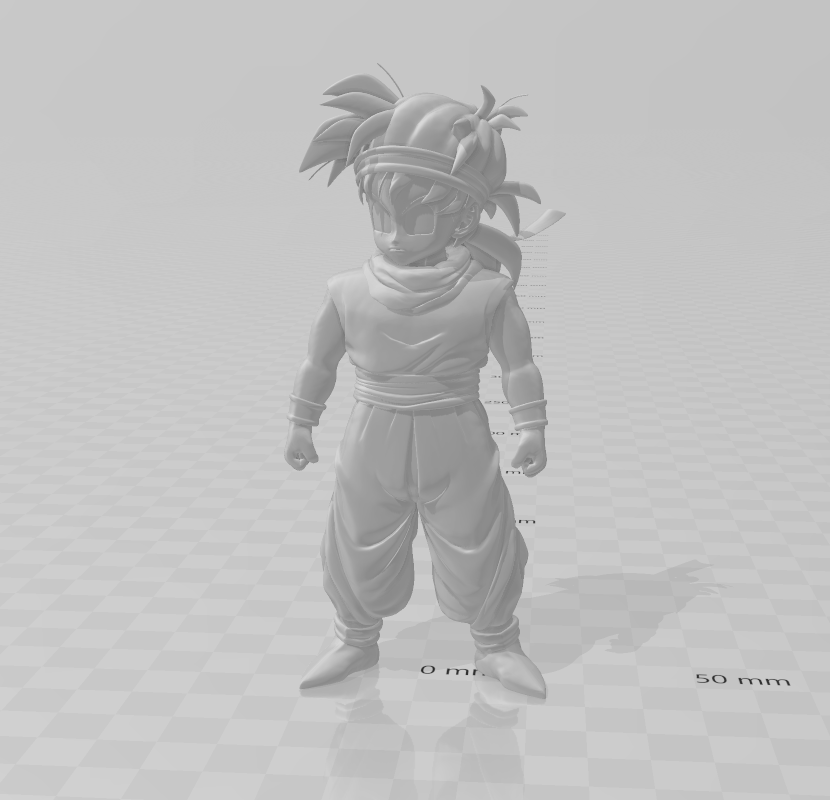 STL file Kid Gohan 3D Model・3D printable model to download・Cults