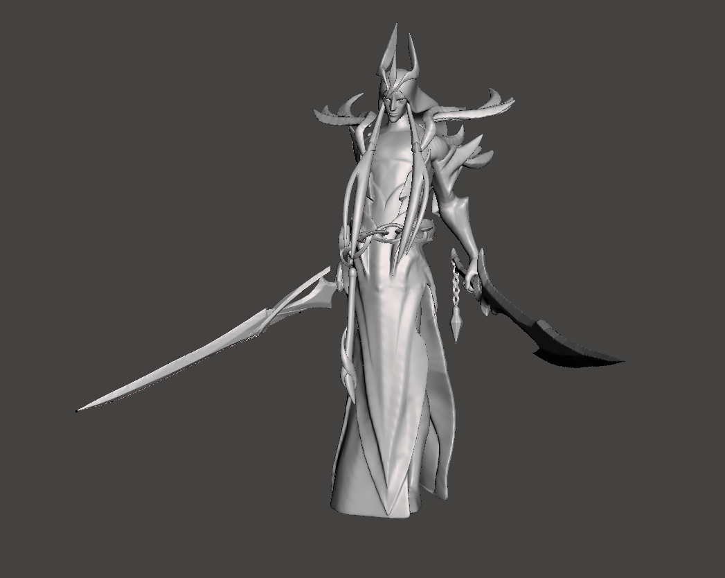 STL file Nightbringer Yone 3D Model・3D printable model to download・Cults