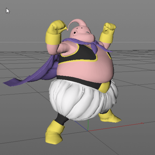Descargar archivo STL Modelo 3D de Fat Buu (Bola de Dragón) • Modelo ...