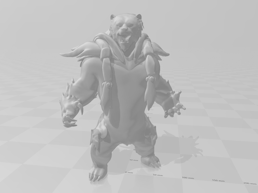 STL file Volibear 3D Model・3D print model to download・Cults