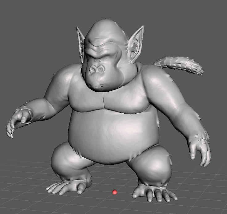 STL file King Kai + Bubbles (Dragon Ball) 3D Model・3D printable design ...