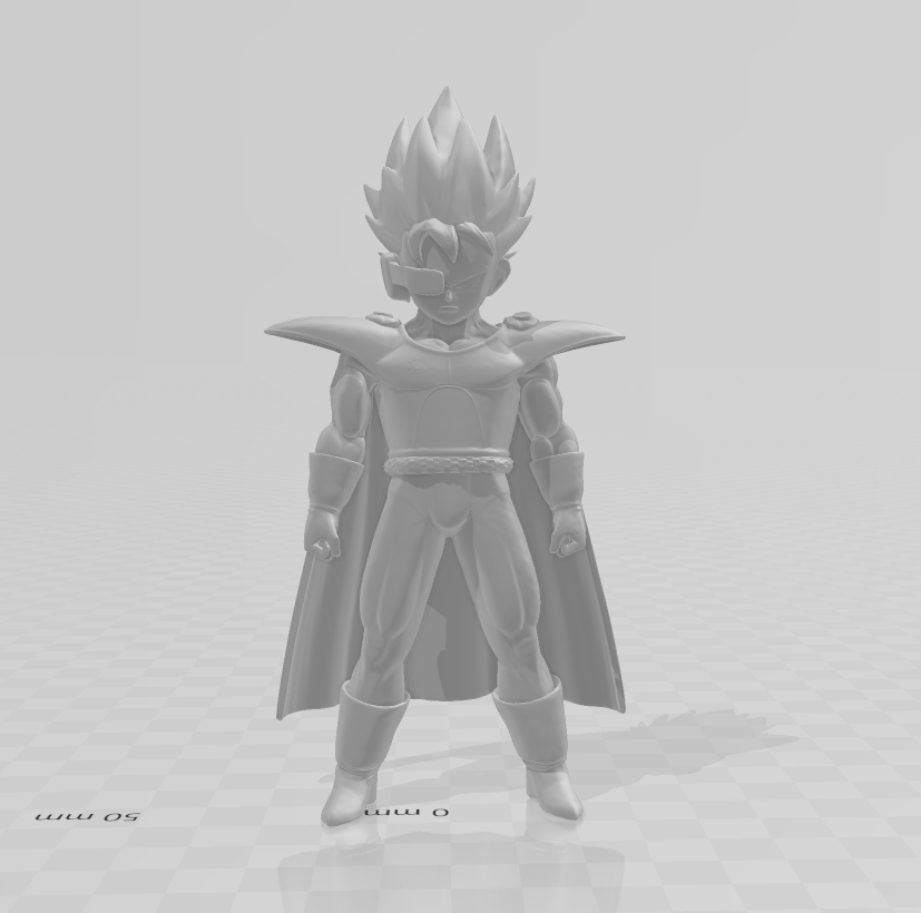 STL file Vegeta Kid 3D Model・3D print design to download・Cults