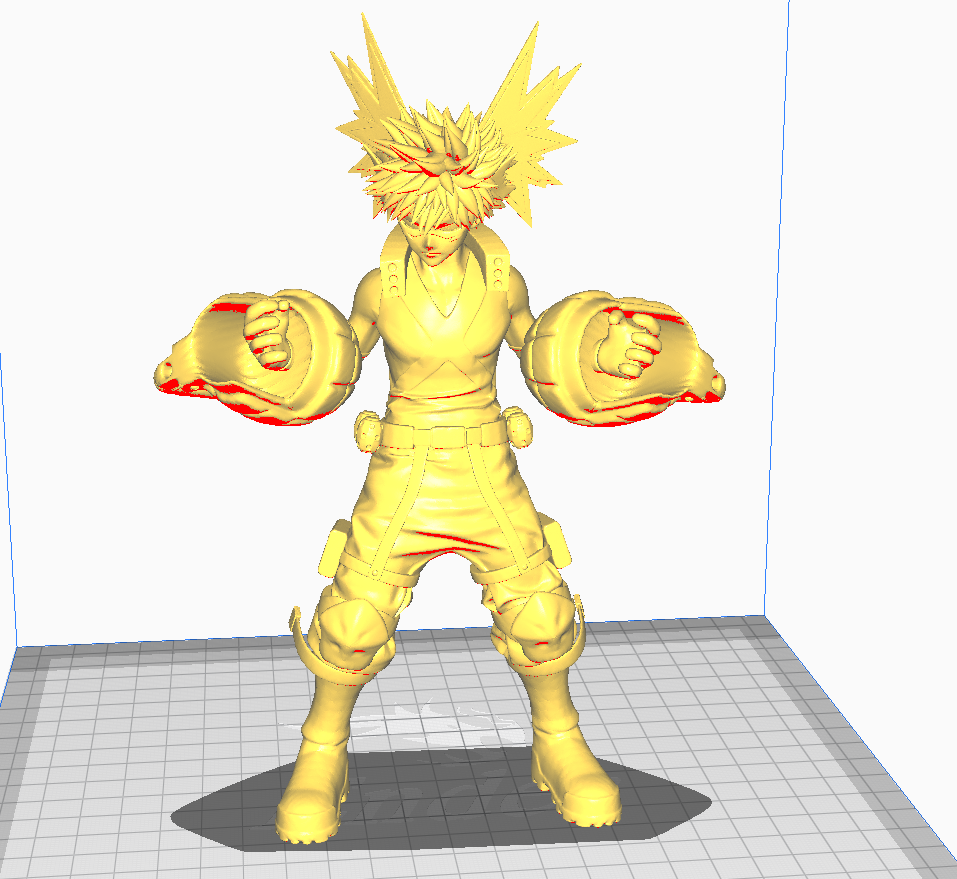 STL file Bakugou Katsuki 3D Model・3D print design to download・Cults