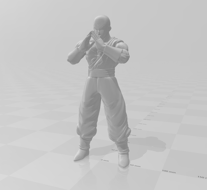 Archivo STL Modelo 3D de Tien Shinhan (Cell Saga)・Diseño para descargar ...