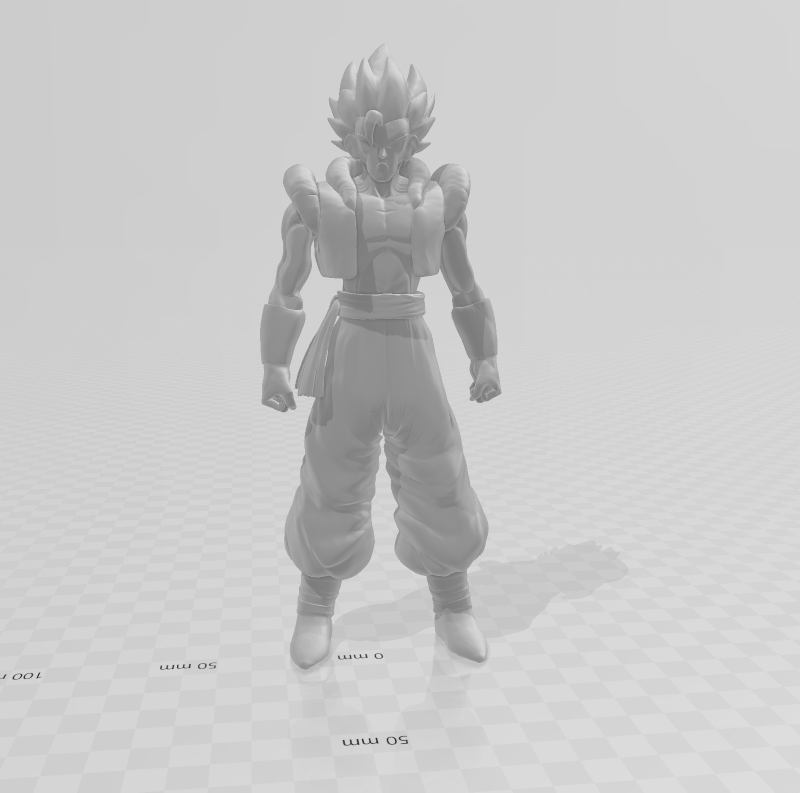 Archivo STL Modelo 3D de Gogeta flaco・Modelo para descargar e imprimir ...