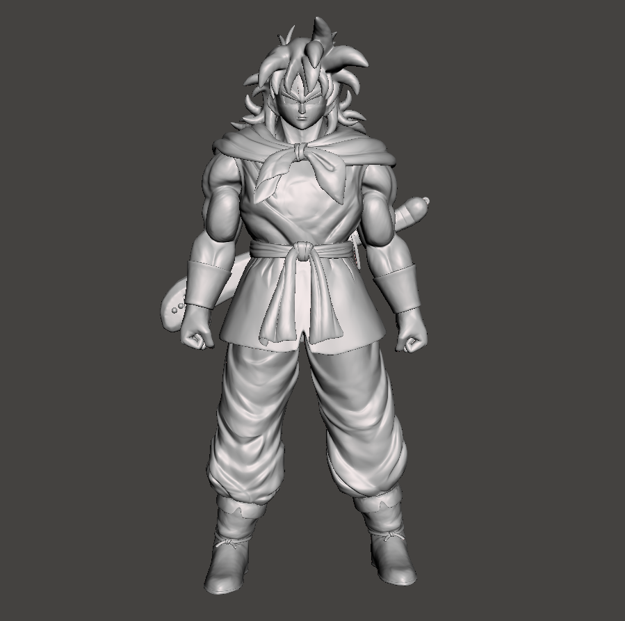 STL file Yamcha Desert Bandit 3D Model・3D printer design to download・Cults