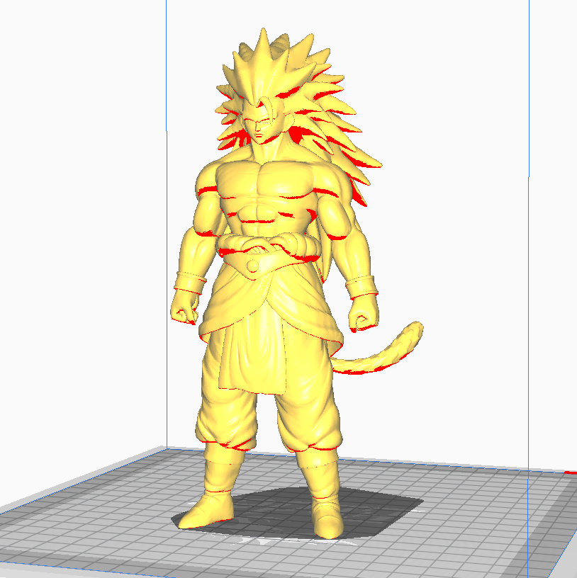 Archivo STL Basaku Saiyan Berserker Modelo 3D 🎲・Modelo de impresión 3D ...
