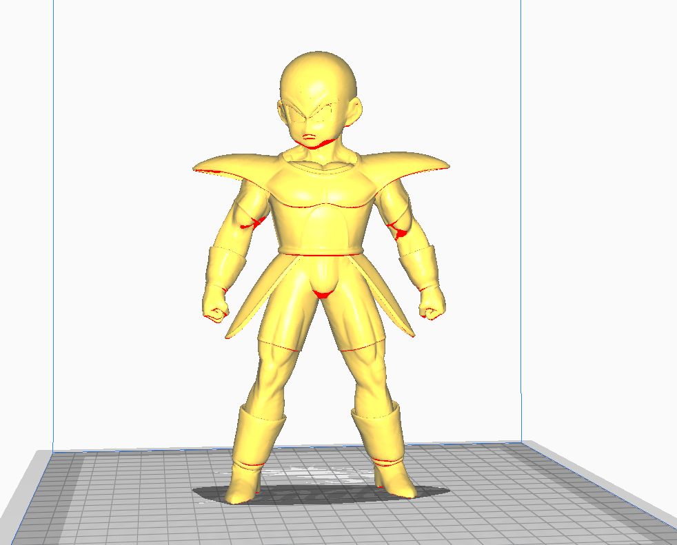 STL file Krillin (Saiyan Armor) 3D Model 🎲・3D print design to download ...