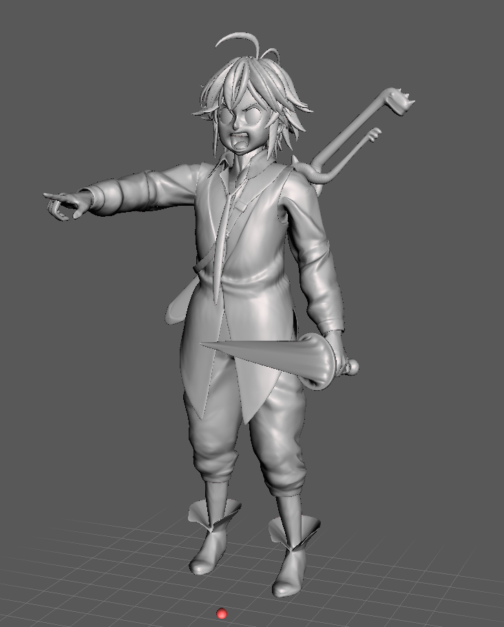 STL file Meliodas (Seven Deadly Sins) 3D Model・Model to download and 3D ...