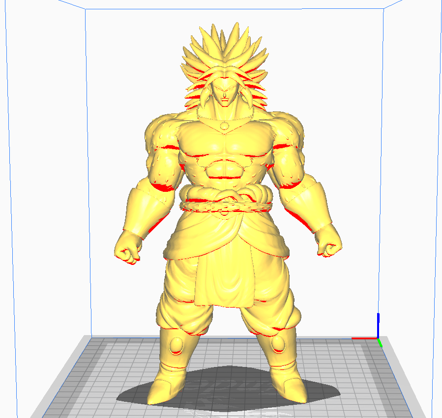 STL file Broly SSJ4 3D Model・3D printing template to download・Cults