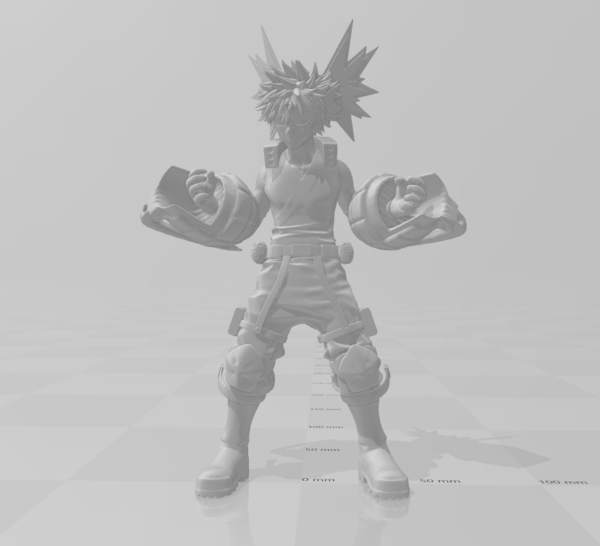 STL file Bakugou Katsuki 3D Model・3D print design to download・Cults