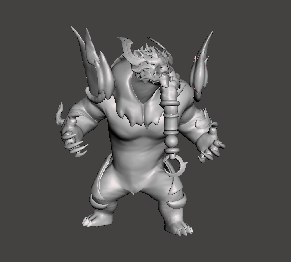 STL file Prestige Duality Dragon Volibear 3D Model・Template to download ...