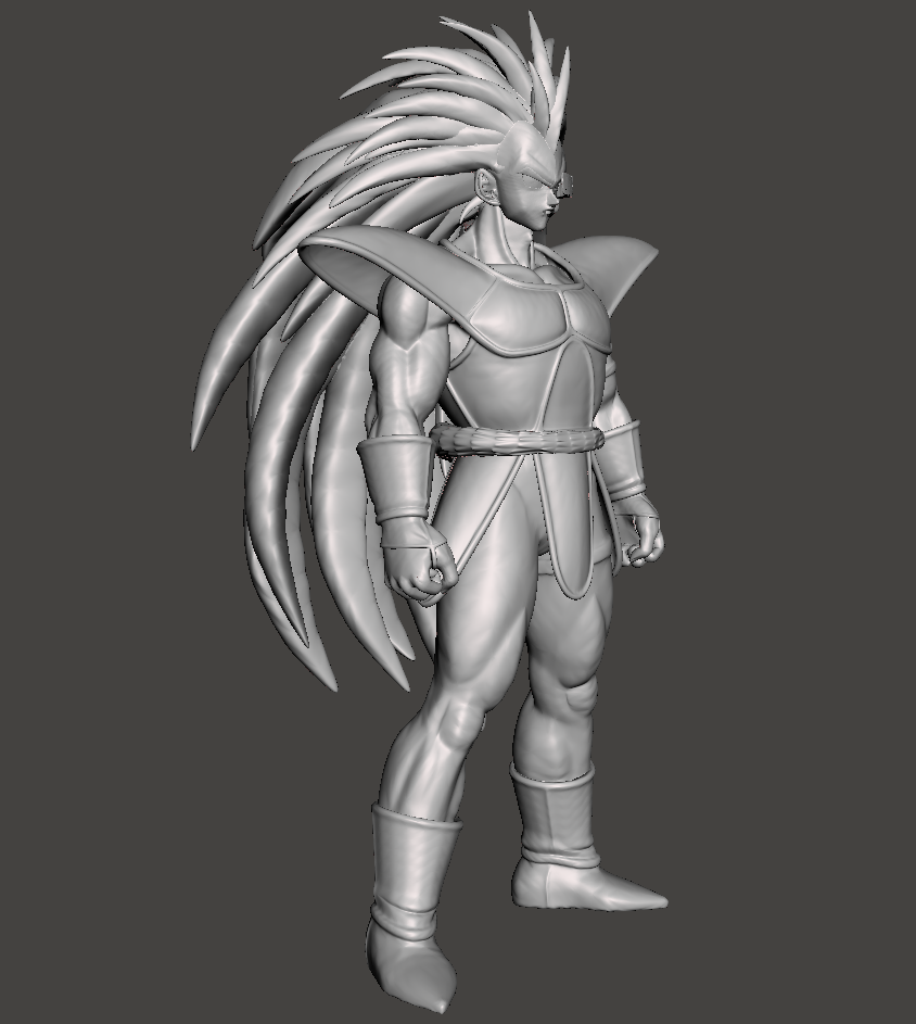 STL file Raditz (Dragon Ball) 3D Model・3D printing idea to download・Cults