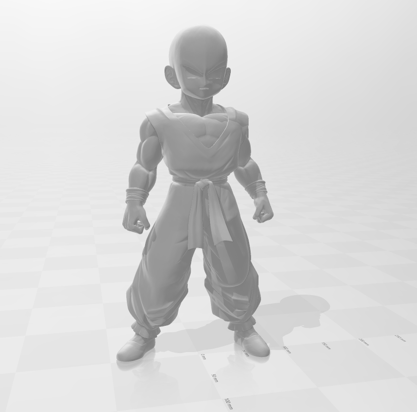 STL file Krillin 3D Model・3D printable model to download・Cults