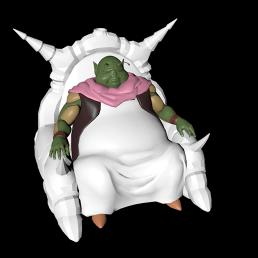 Descargar archivo STL Gurú del Gran Anciano - Modelo 3D del Rey Namek ...