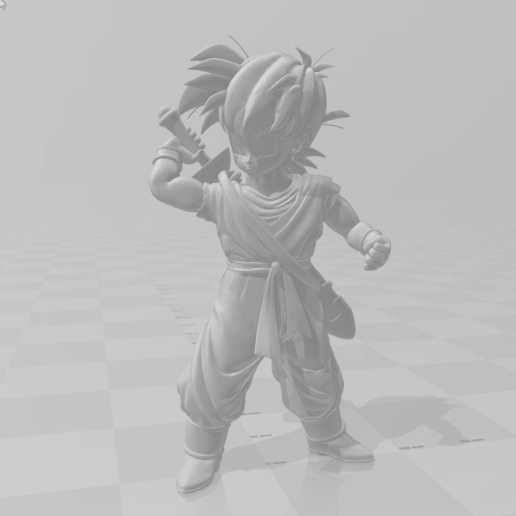 Download STL file Little Gohan 3D Model • 3D printing design ・ Cults