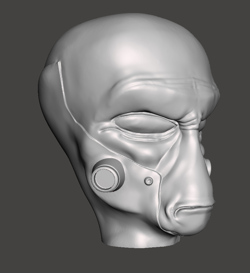 3D file Star Wars Cad Bane Full Sized Head ⭐・3D printer design to ...