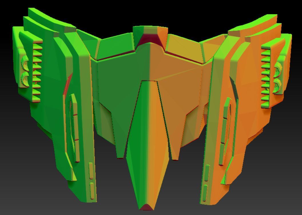 Archivo STL Fan Art Máscara facial estilo Gundam・Diseño de impresión en ...