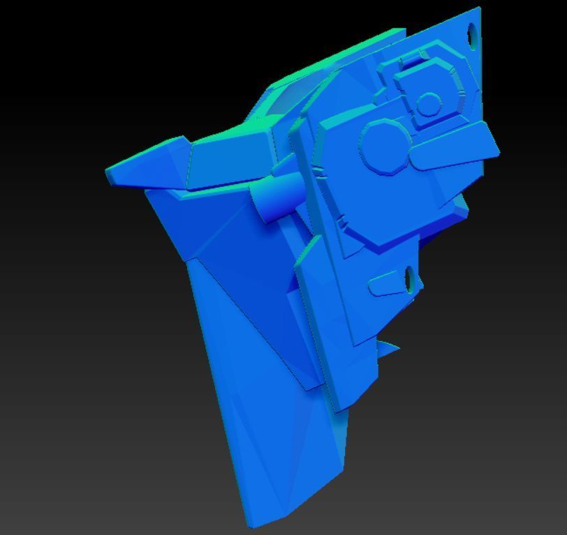 Archivo STL Fan Art Máscara facial estilo Gundam・Diseño de impresión en ...