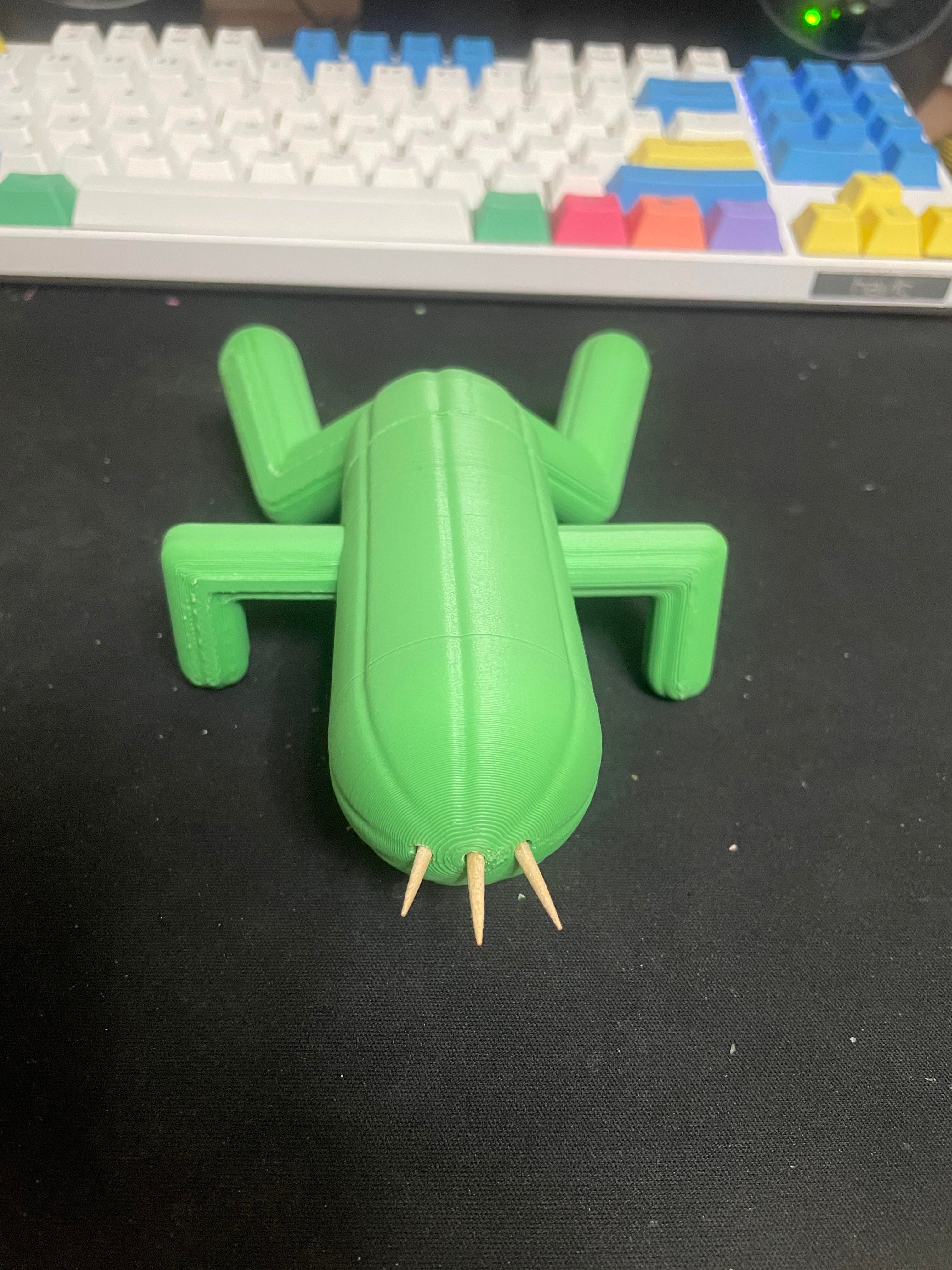 STL file Cactuar with poseable limbs!・3D printing design to download・Cults
