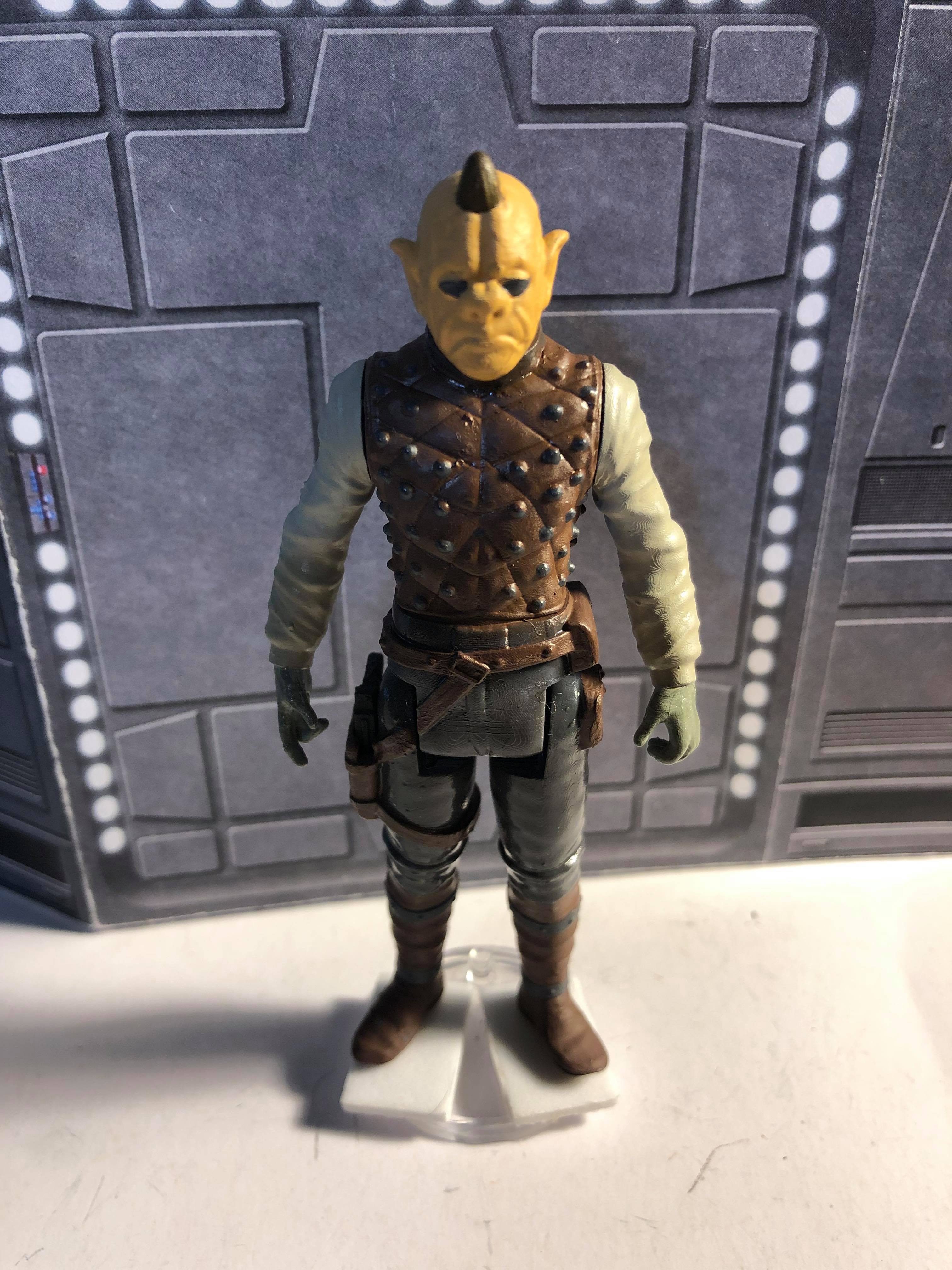 OBJ file BOM VIMDIN VINTAGE CUSTOM STAR WARS ACTION FIGURE, KENNER 3.75 ...