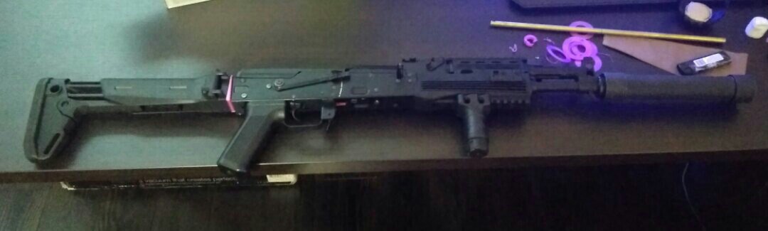 STL file AK-74, AK-105 Cyma Zhukov stock (C193) adapter 🔫・3D printable ...